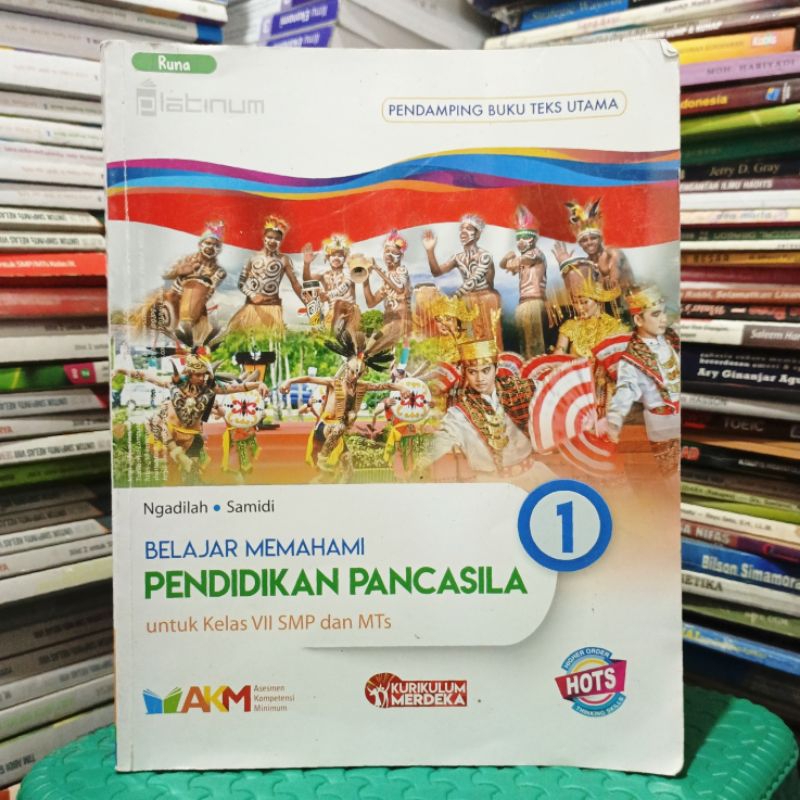 Jual Buku Paket Belajar Memahami Pendidikan Pancasila PKN PPKN Kelas 7 VII 1 I SMP MTS Penerbit ...