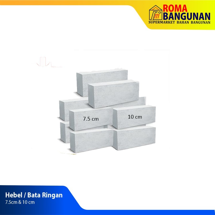 Jual Hebel Bata Ringan 10CM 20x60MM / Bata Ringan 7CM | Shopee Indonesia