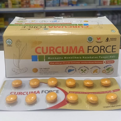 Jual Curcuma force multivitamin 120tab | Shopee Indonesia