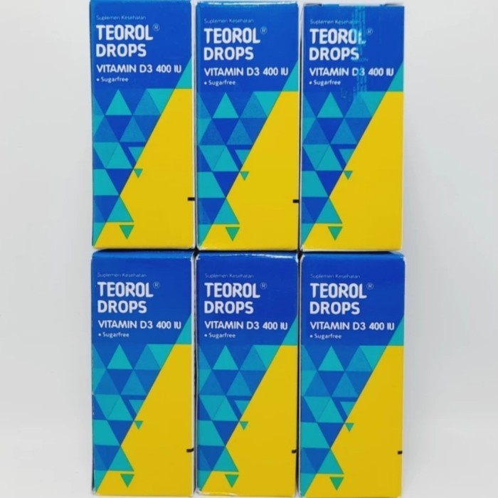 Jual TEOROL drops vitamin d3 400IU multivitamin anak | Shopee Indonesia