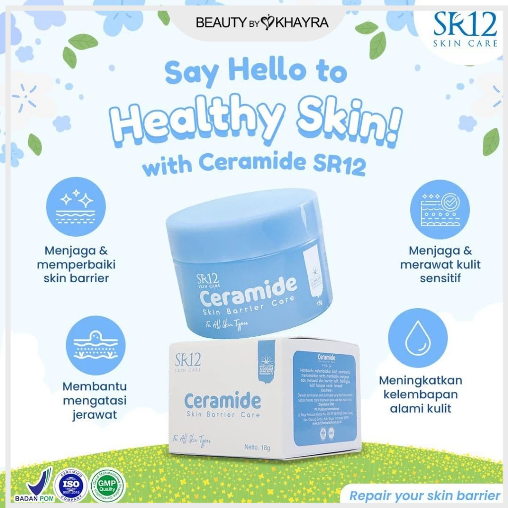 Jual CERAMIDE GEL SR12 SKIN BARRIER CARE Moisturizer / Moisturizer ...