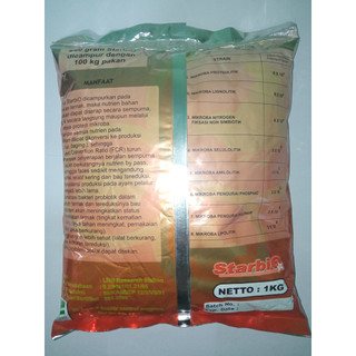 Jual STARBIO AYAM Khusus Monogastrik Probiotik Unggas Itik Bebek Ayam 1 ...