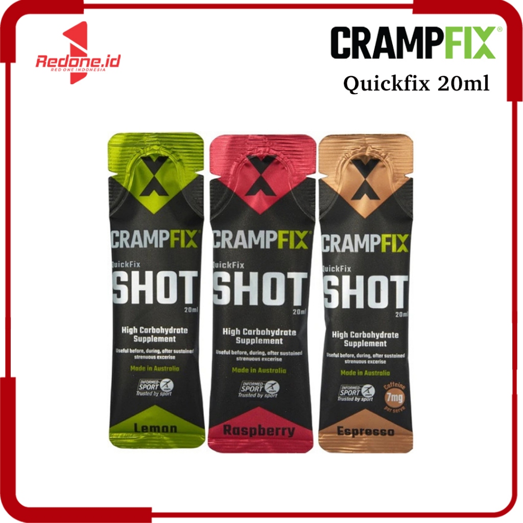 Jual CrampFix QuickFix 20ml Shot Fixx Nutrition / Cramp Fix Anti Kram ...