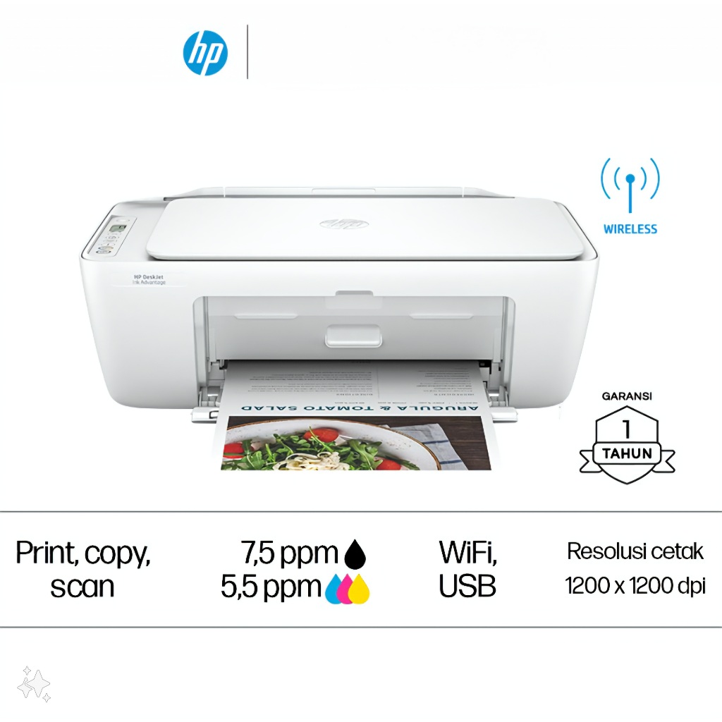 Jual HP 2875 Deskjet All In One Printer Wireless Ink Advantage ...