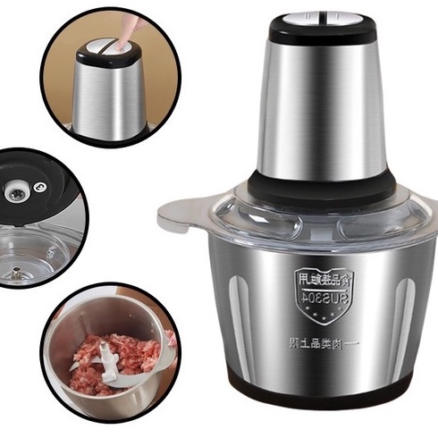 Jual KODE N32C BLENDER DAGING CHOPPER STAINLESS 2 LITER CHOPPER BLENDER ...