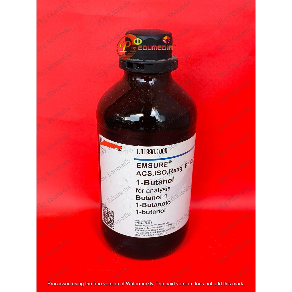 Jual Butanol / 1-Butanol / Butil Alkohol Merck Pro Analysis 50ml ...
