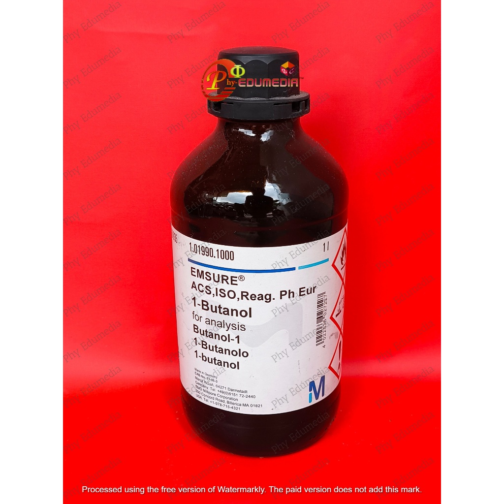 Jual Butanol / 1-Butanol / Butil Alkohol Merck Pro Analysis 50ml ...