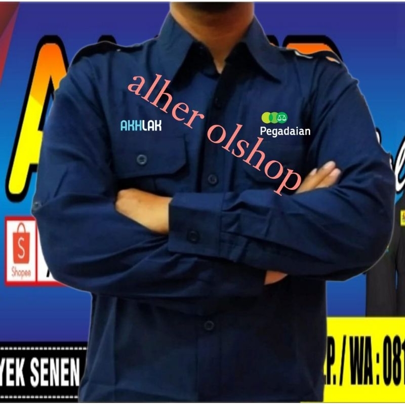 Jual Big size Kemeja akhlak baju akhlak seragam akhlak Pdl akhlak Pdh ...