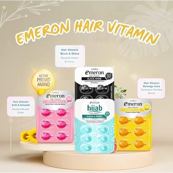 Jual Emeron Hair Vitamin isi 6pcs | Shopee Indonesia