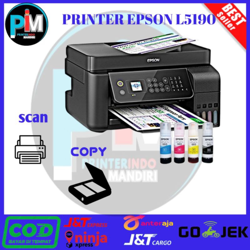 Jual Printer Epson L5190/5290 wifi All in one siap pakai | Shopee Indonesia