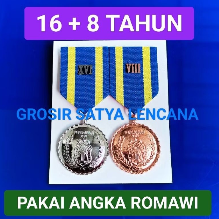 Jual PDU 8+16 TAHUN POLRI pakai angka Romawi | Shopee Indonesia