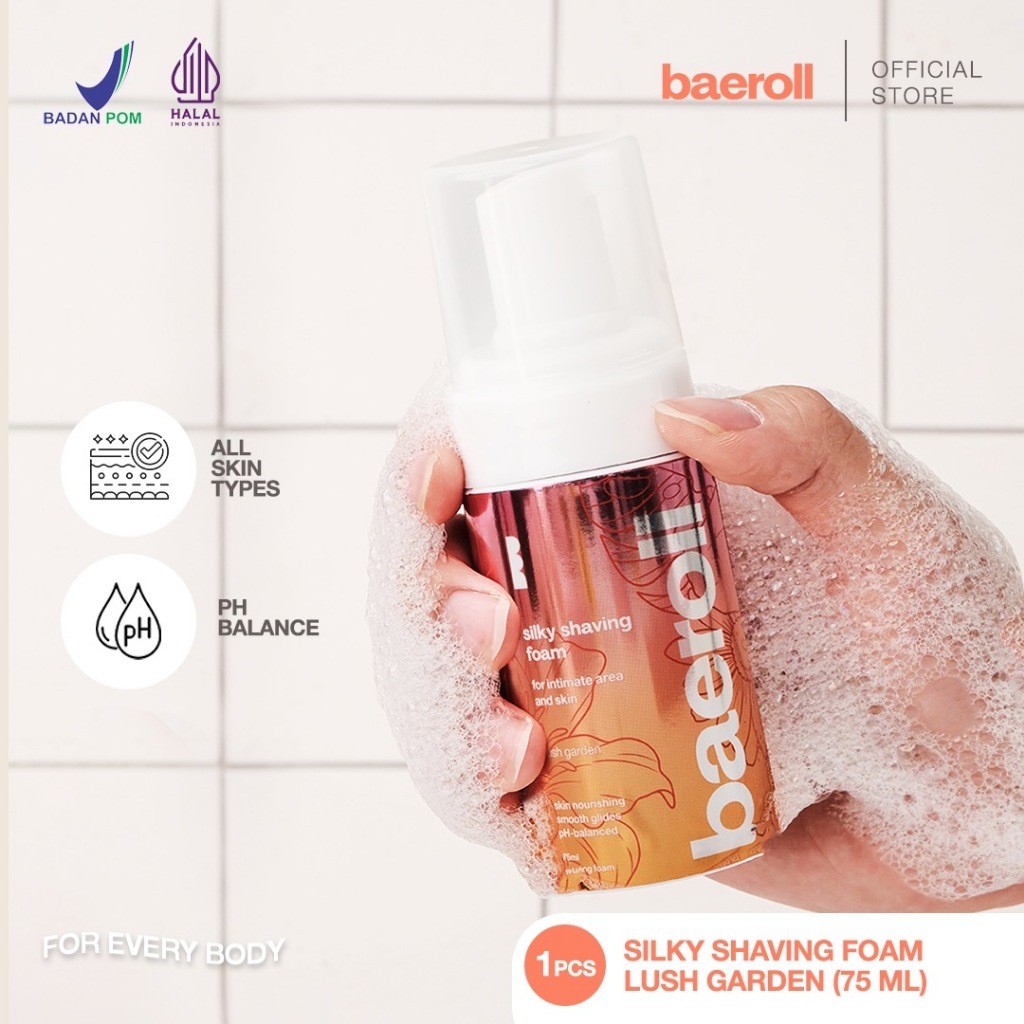 Jual Homerun Baeroll Silky Shaving Foam - Krim natural Alat Cukur anti ...