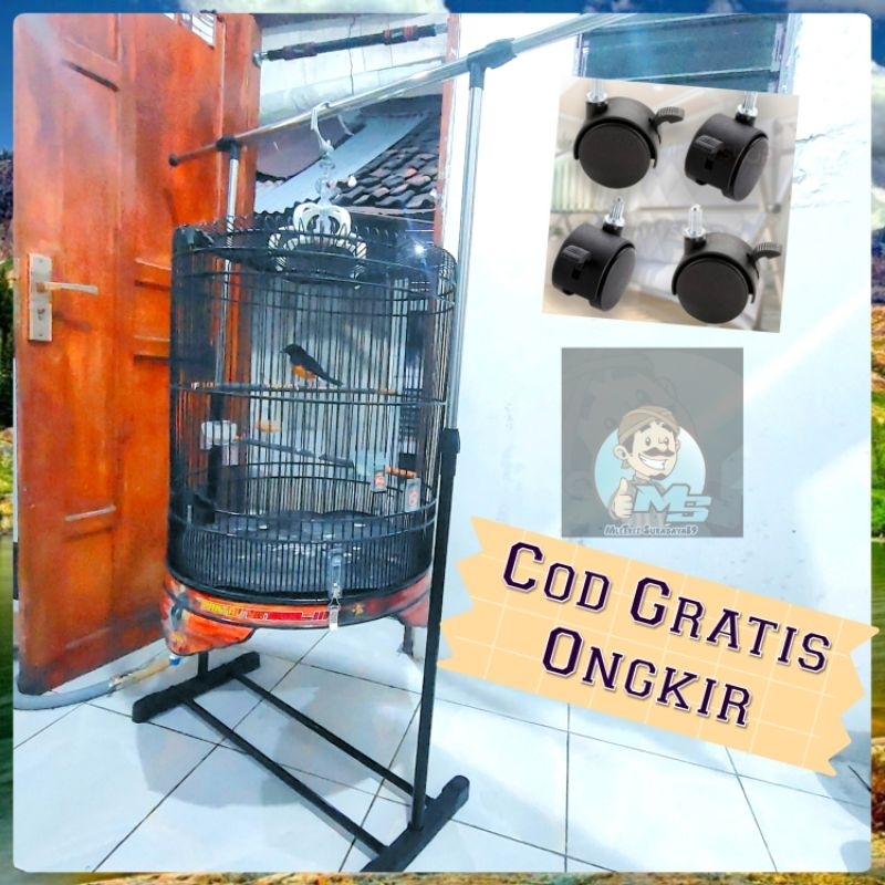 Jual Stand Hanger Bird Gantungan Burung Anti Karat Stainless Steel ...