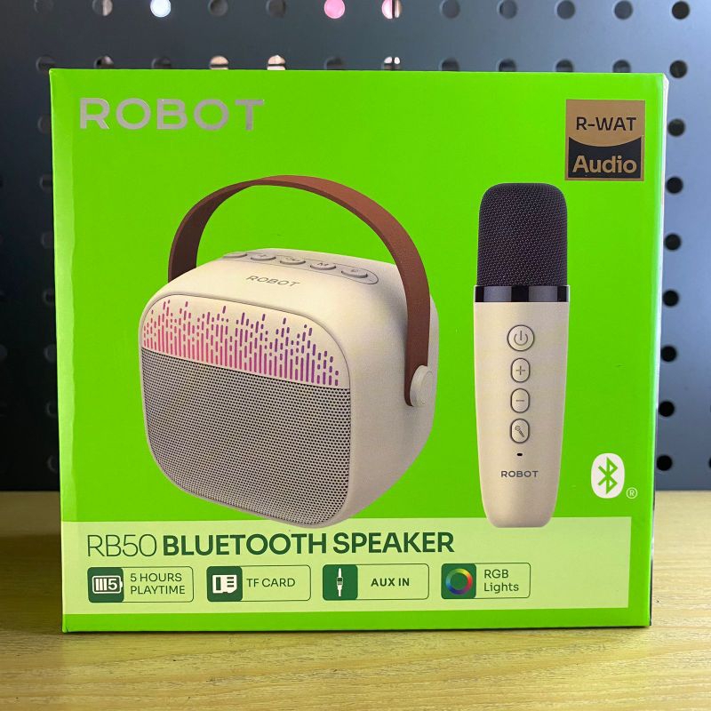 Jual Robot Bluetooth Speaker RB50 Speaker Portable Mini RGB Light ...