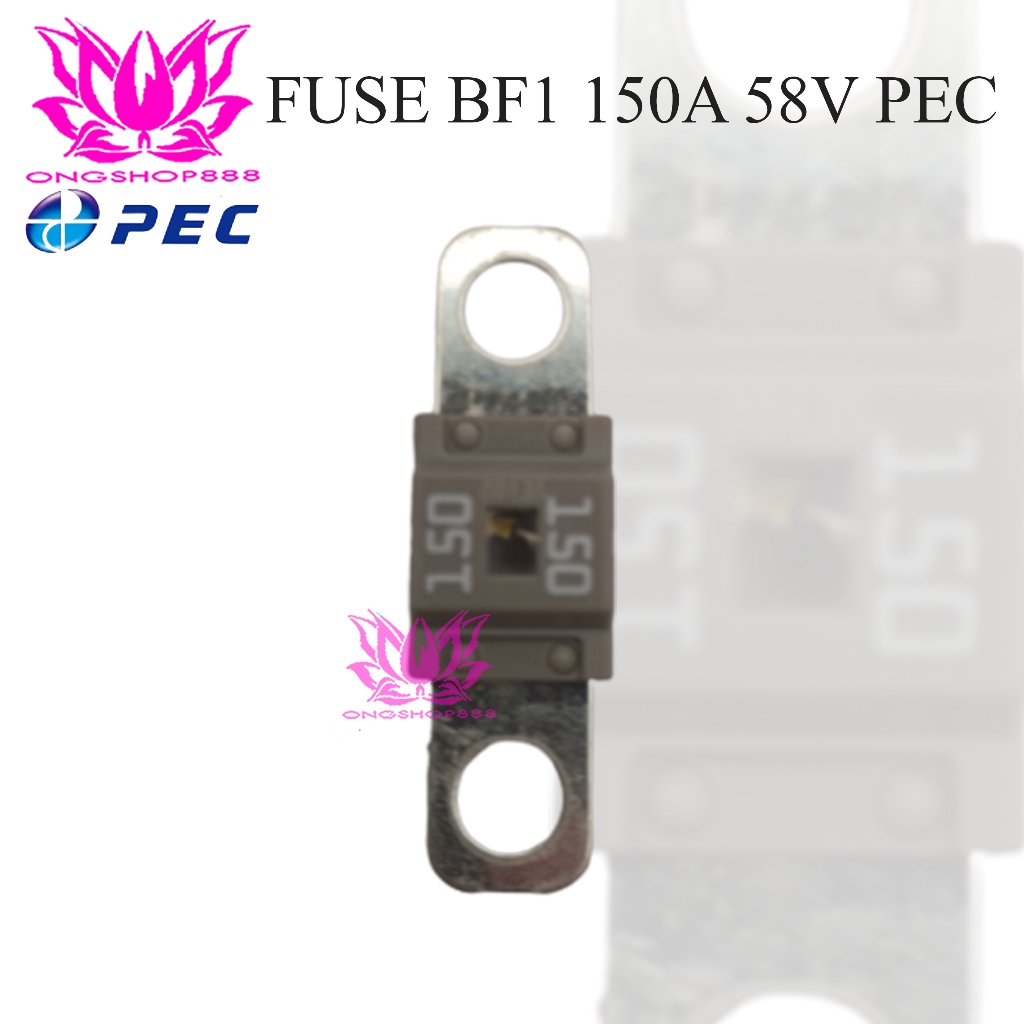 Jual Fuse 150A 58V DC - Small BF1 For Forklift PEC Sparepart Forklift ...