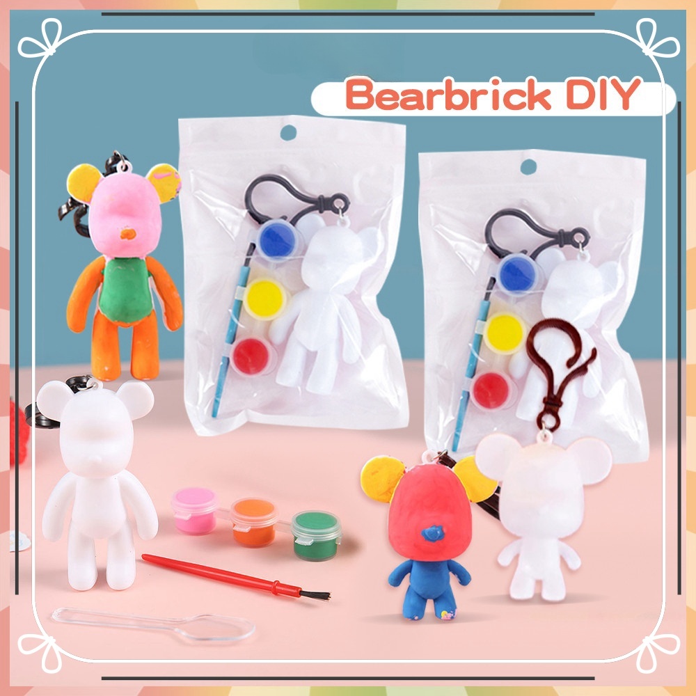 Jual Gantungan Kunci DIY Fluid Bear Key Chain Kit Set Mainan Edukasi ...