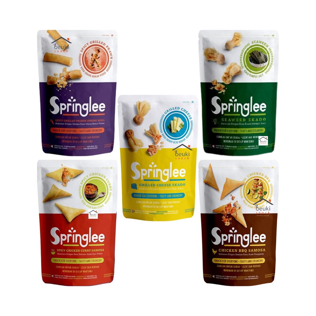 Jual Springlee Snack Samosa Spring Roll Pangsit Berbagai Varian Pilih ...