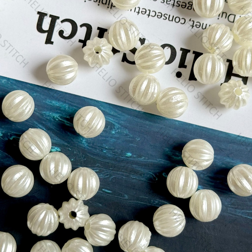 Jual 10 gr Manik-manik Mote Pearl - Bulat Pumpkin | Shopee Indonesia