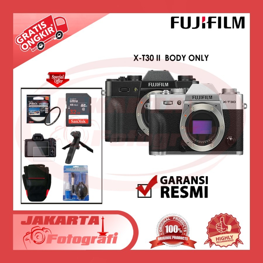 Jual Fujifilm X-T30 II Kit XF 18-55mm F2.8-4 R LM - Mirrorless XT30 II | Shopee Indonesia