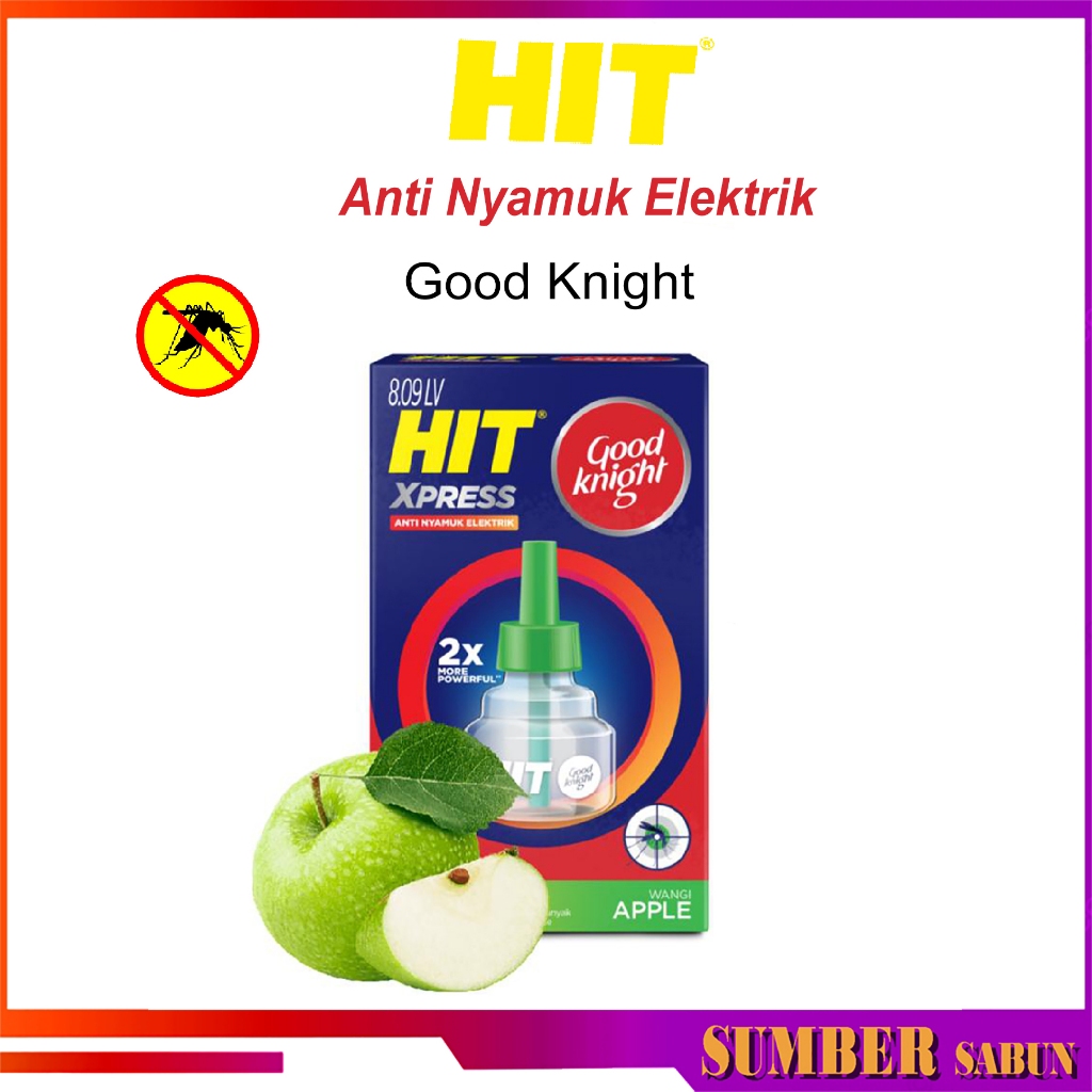 Jual Hit Good Knight Xpress Refill Apple 45 Hari - Ob@t Nyamuk Elektrik ...