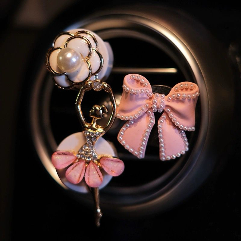 Jual Pewangi Jepitan AC Mobil Ribbon Angel Flower set parfume ac mobil ...