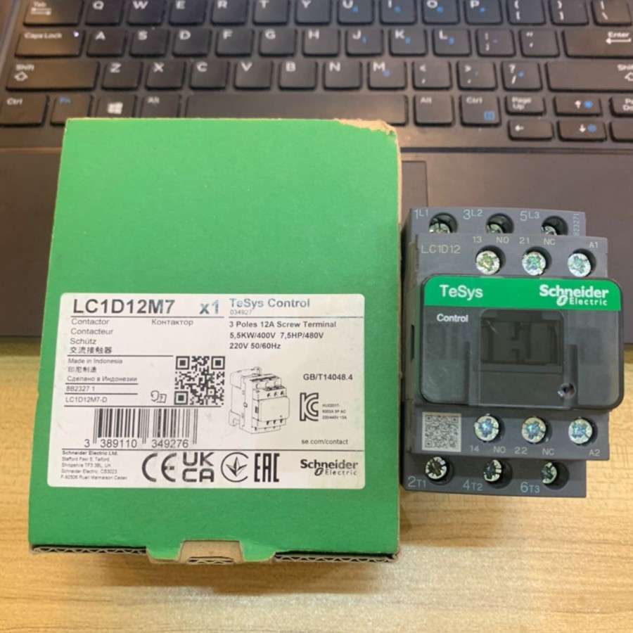 Jual Kontaktor schneider LC1D12M7 Contactor schneider LC1D12 M7 | Shopee Indonesia
