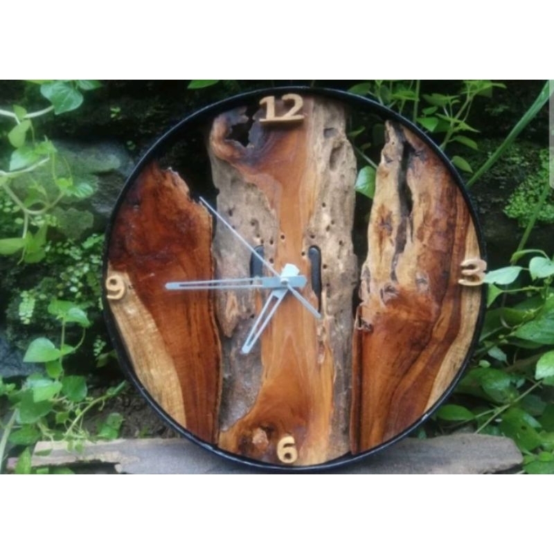 Jual jam dinding / jam dinding besi mewah / jam dinding besi kombinasi ...