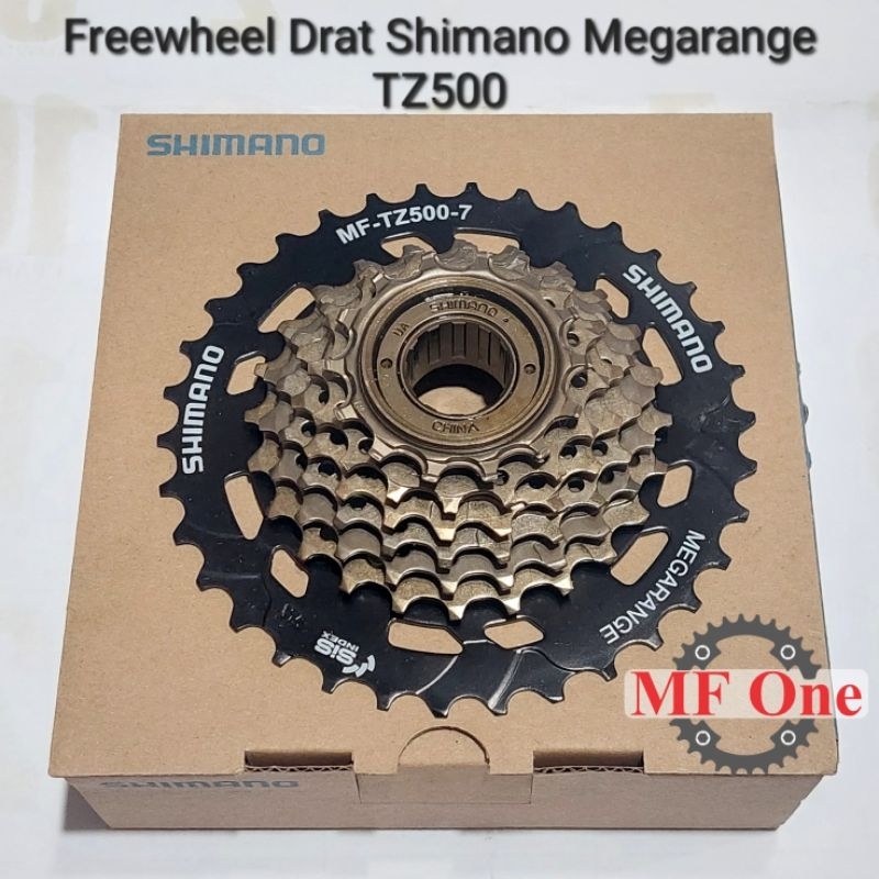 Jual Freewheel Shimano Megarange 7 Speed 14-34T Gear Drat TZ500 ...