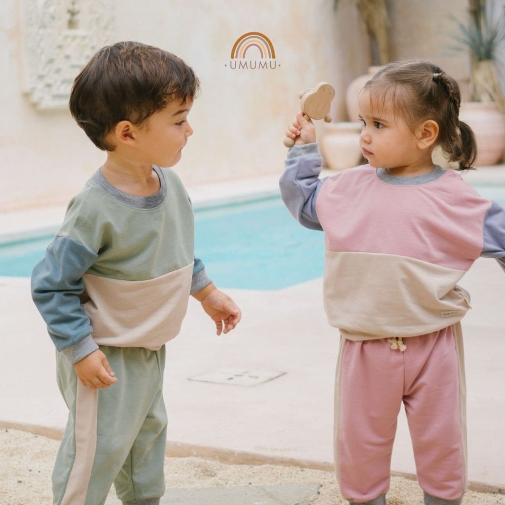 Jual UMUMU Billie Set - Setelan Anak Laki Laki dan Perempuan Baby Terry ...
