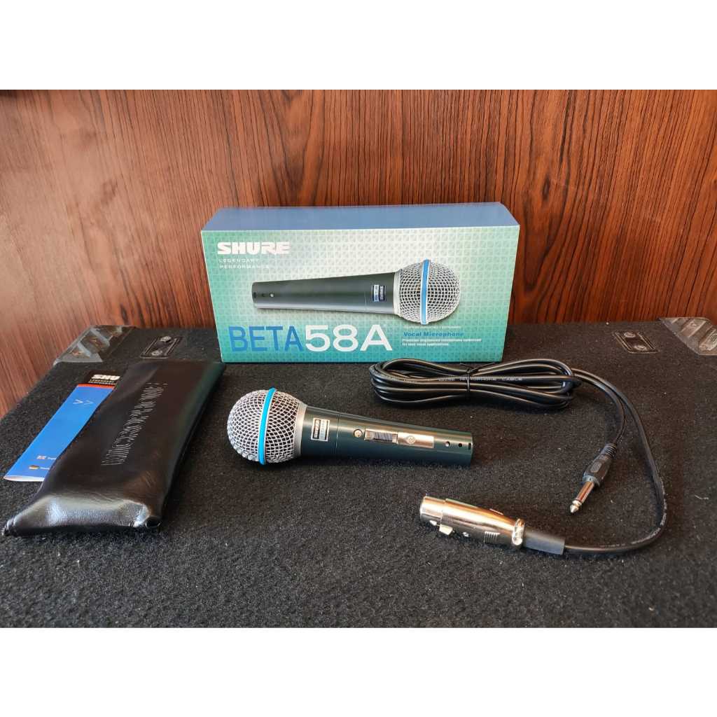 Jual SHURE BETA-58A | Vocal Microphone | Microphone | Shopee Indonesia