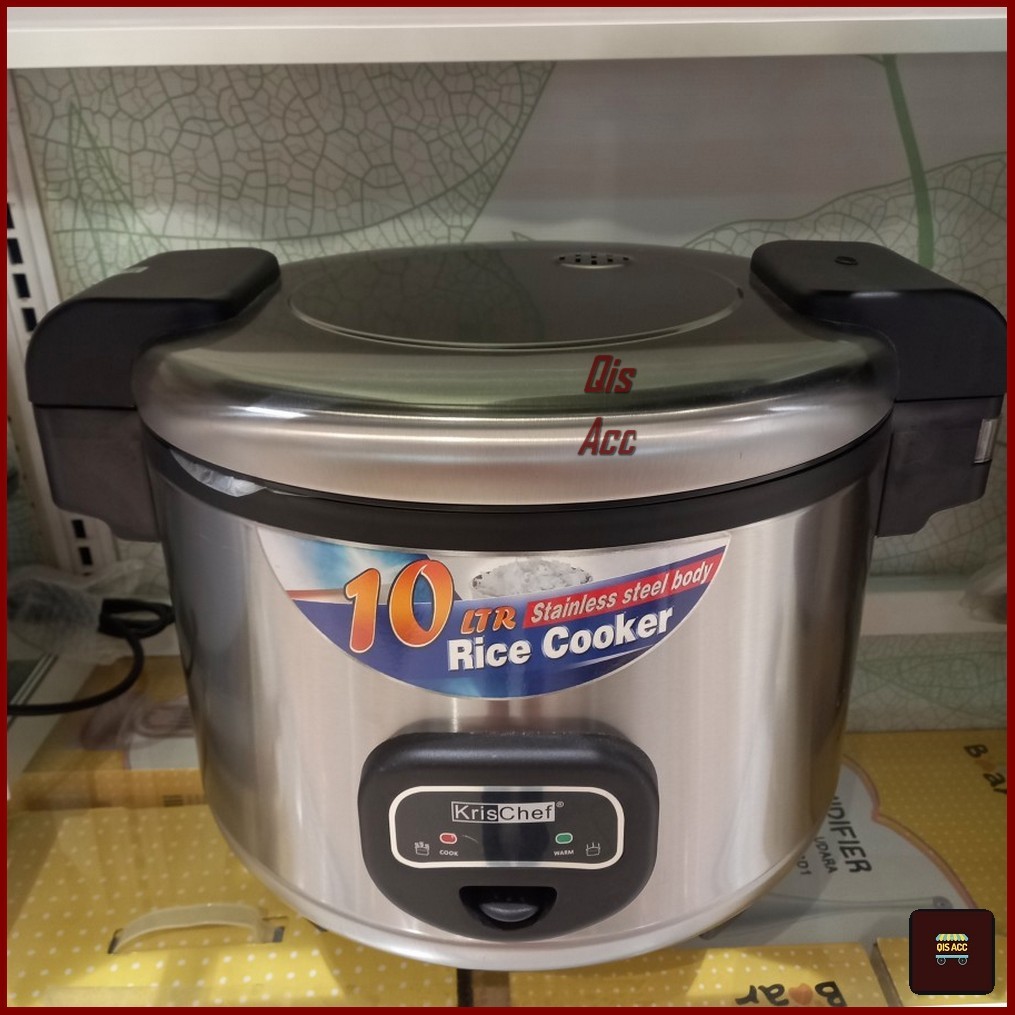 Jual KRISCHEF Rice Cooker Komersial Ukuran Besar 10 Ltr 1600 Watt ...