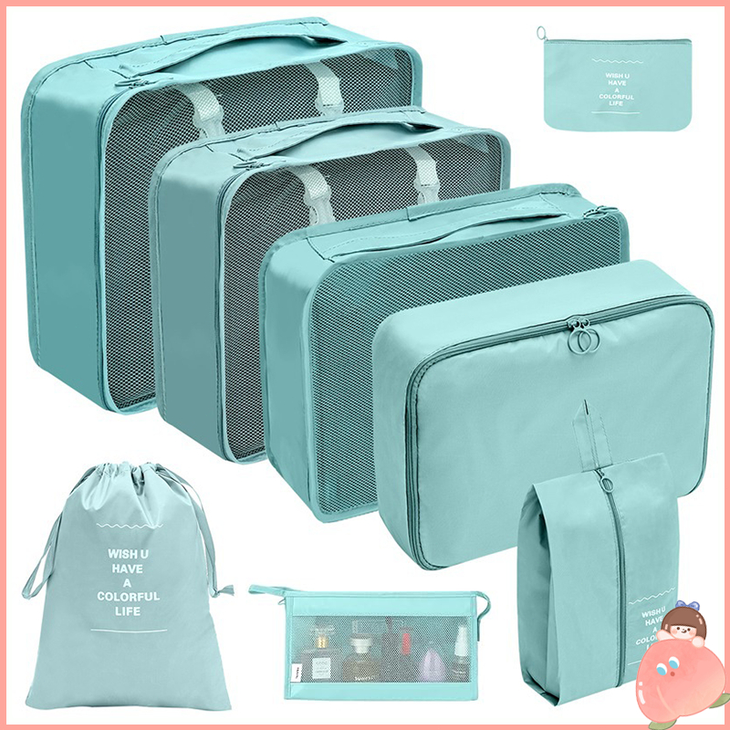 Jual 8in1 Tas Travel Organizer Storage Bag Luggage Bag Tas Packing ...