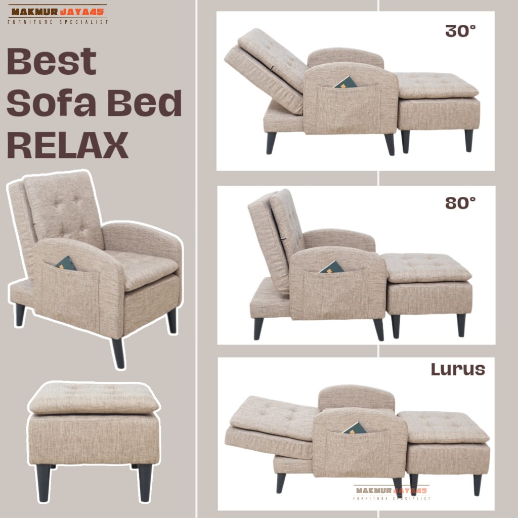 Jual SOFA SANDARAN LIPAT MINIMALIS LESEHAN / SOFA MULTIFUNGSI COCOK DI ...