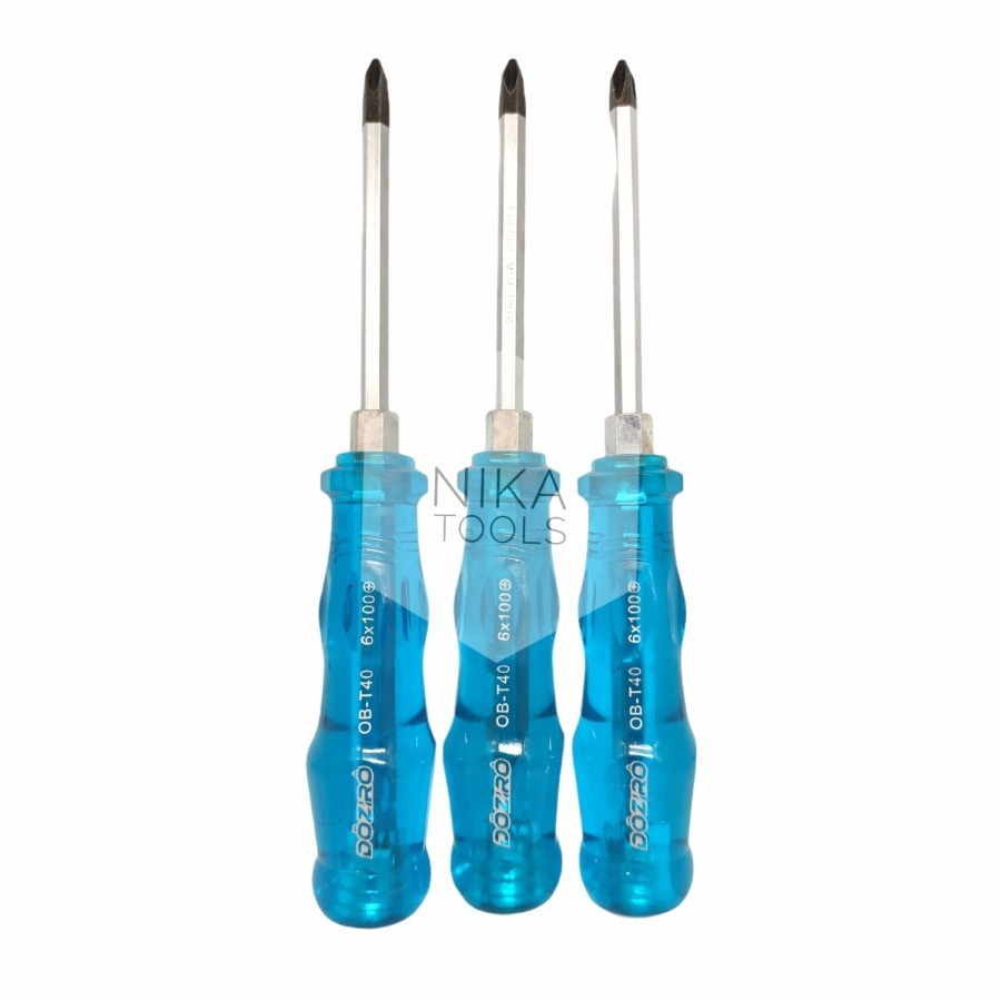 Jual Obeng Tembus 4" + Plus Kembang Bunga Doziro | Shopee Indonesia