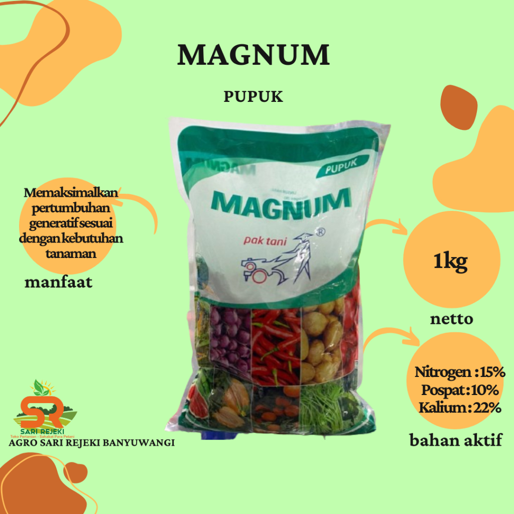 Jual PUPUK NPK MAGNUM PAK TANI Kemasan 1kg | Shopee Indonesia