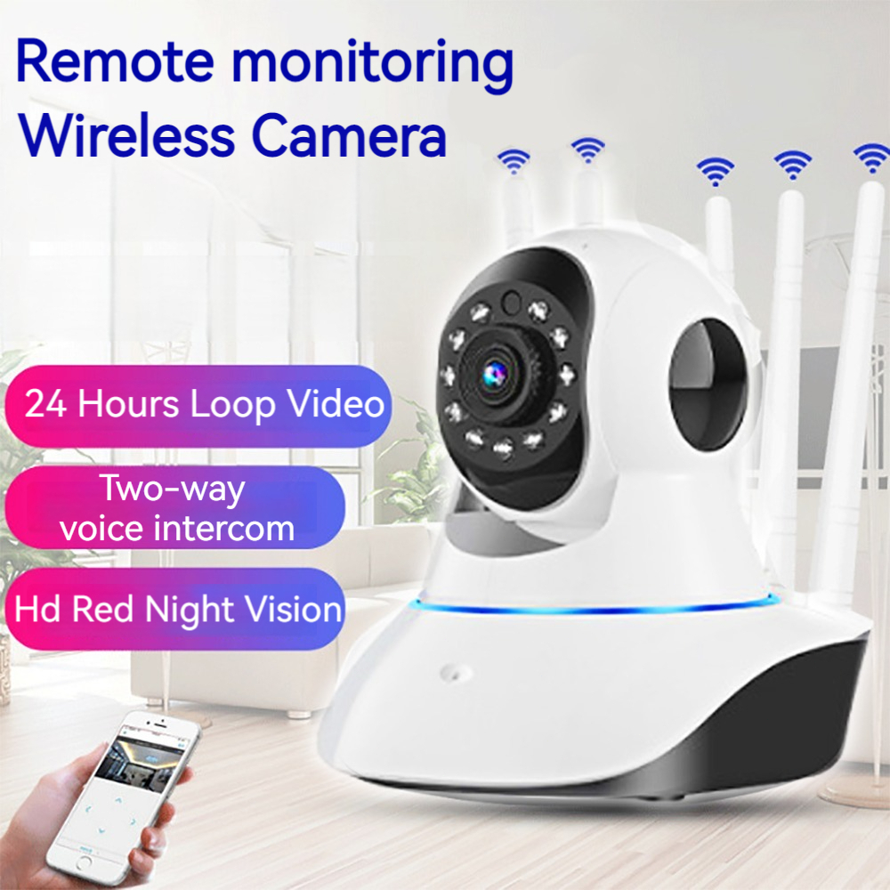 Jual SMARTCOM ~ Baby Camera Wireless CCTV IP Robot Wifi Audio with 4 Antena | Shopee Indonesia