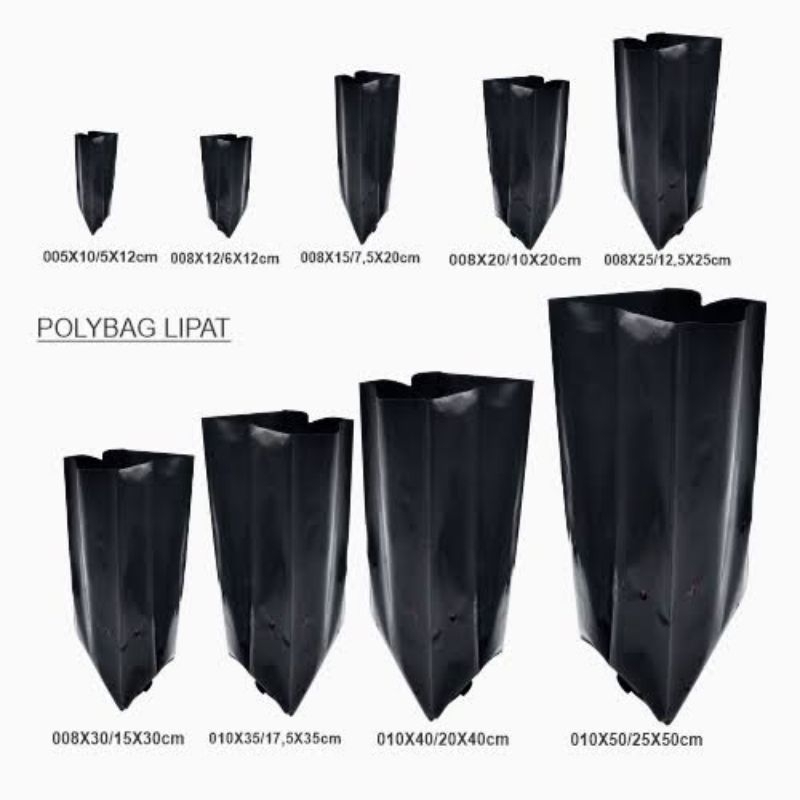 Jual Paket Polibag 1kg Polybag hitam tebal dan kuat | Shopee Indonesia