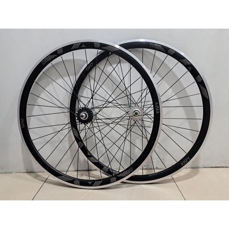 Jual Wheel Set Velg Fiksi Fixie Doltrap Bearing OXO Double Wall 700C 36 ...
