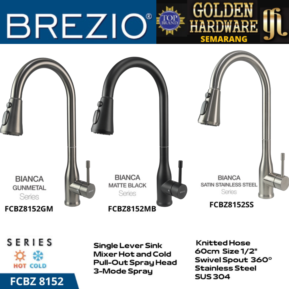 Jual BREZIO Keran Air Mixer Panas Dingin Kran Sink Fleksibel Flexible Cuci Piring Dapur Wastafel ...