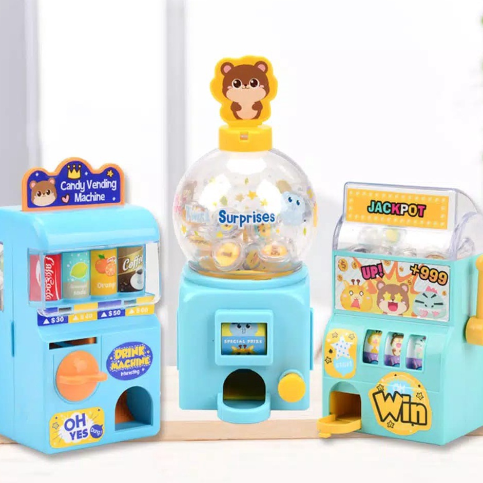 Jual KODE S83N Mini Vending Machine Mini Jackpot Mini Candy Bar Machine ...