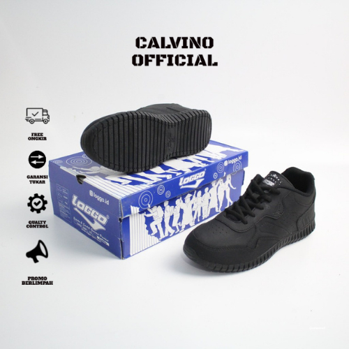 Jual SEPATU HITAM FULL SEKOLAH MODEL PENDEK MERK LOGGO/SPEED | Shopee ...