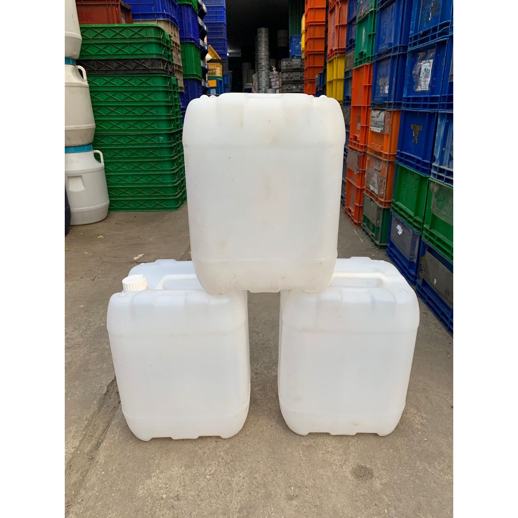 Jual jerigen minyak 10 liter Derigen Drigen Putih 10kg jerigen 10 liter serbaguna | Shopee Indonesia