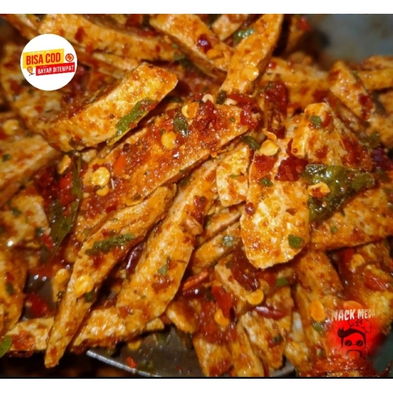 Jual Basreng rasa pedas daun jeruk, berat 1KG | Shopee Indonesia