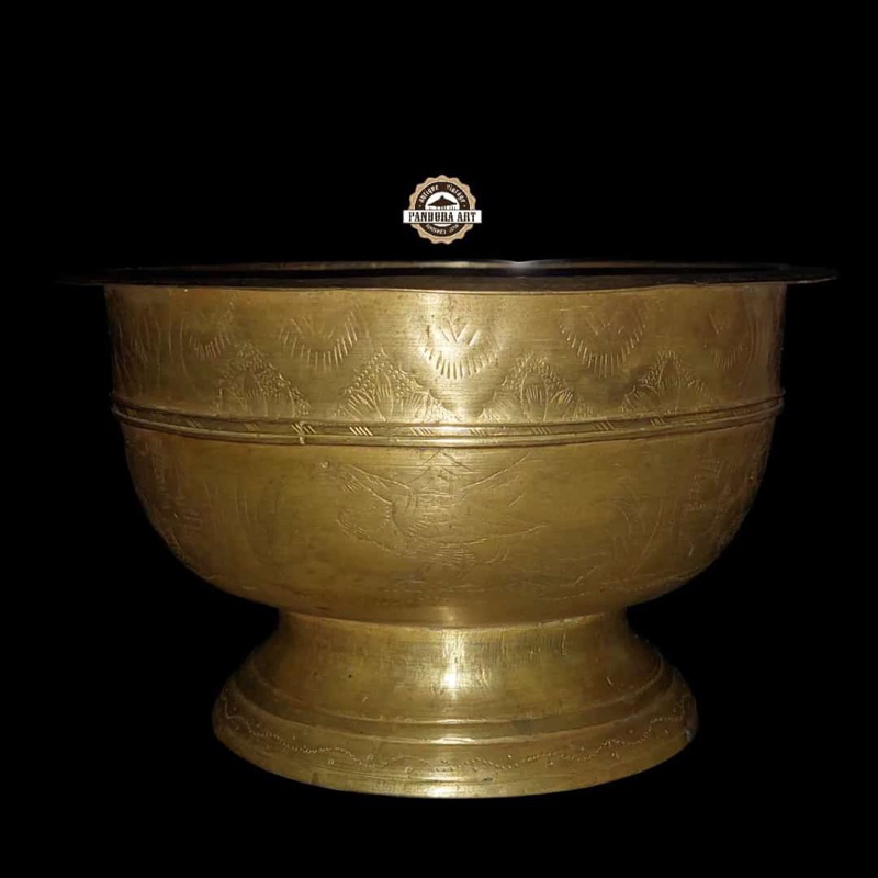 Jual Bokor kuningan ukir lawas ( B523 ) | Shopee Indonesia