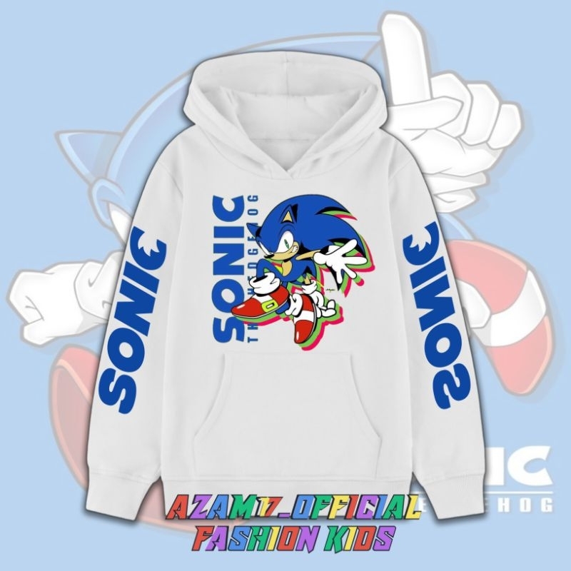 Jual JAKET ANAK HOODIE ANAK SONIC THE HEDGEHOG FREE NAMA HOODIE SWEATER ...