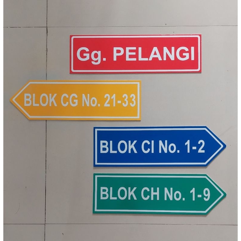 Jual CUSTOM | PLANG NAMA JALAN | PAPAN NAMA JALAN | Shopee Indonesia
