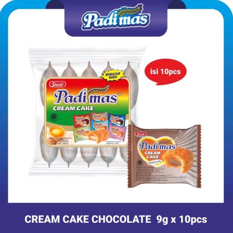 Jual PADIMAS CREAM CAKE CHOCOLATE 10X9GR | Shopee Indonesia