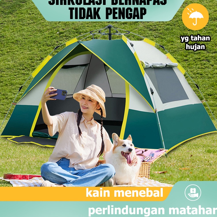 Jual KODE L29S Tenda 234 orang tenda otomatis tenda 4 orang tenda ...