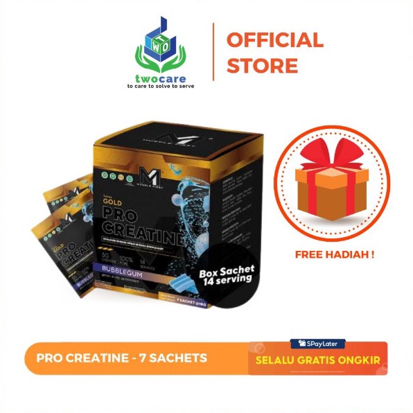 Jual Muscle First Pro Gold Creatine M1 Pro Gold Creatine Sachet 7 ...