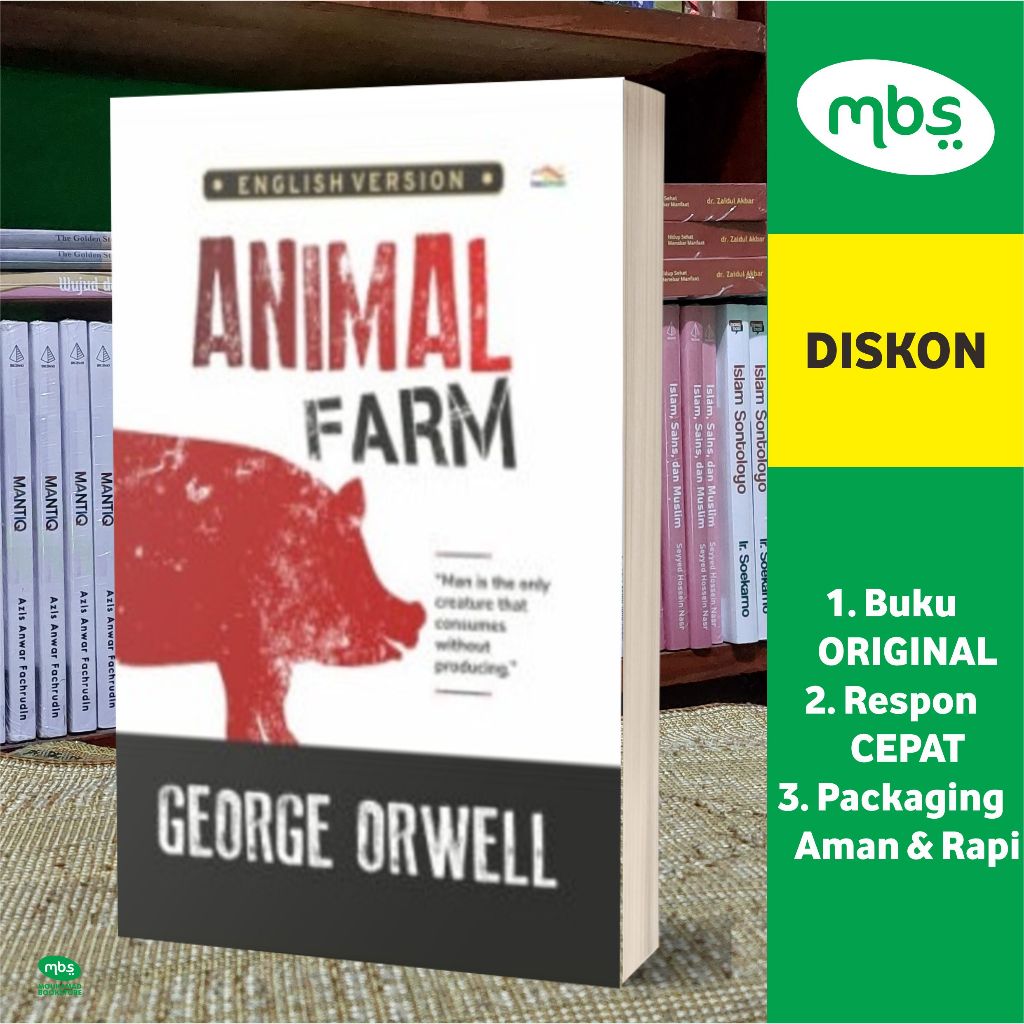 Jual BUKU ANIMAL FARM - George Orwell (English Version) | Shopee Indonesia